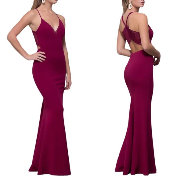 Speechless | Dresses | Speechless Laceracerback Long Prom Dress In ...
